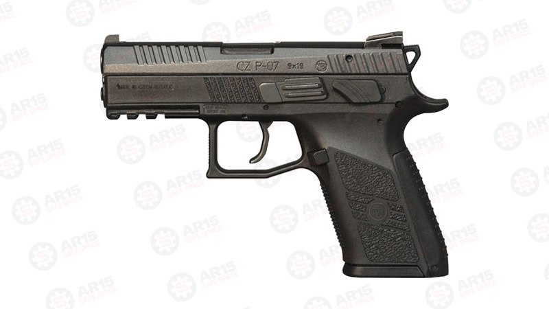 CZ P-07 9mm BLK/POLY 15RD w/ Interchangeable Back Straps - AR-15 SAFE SPACE