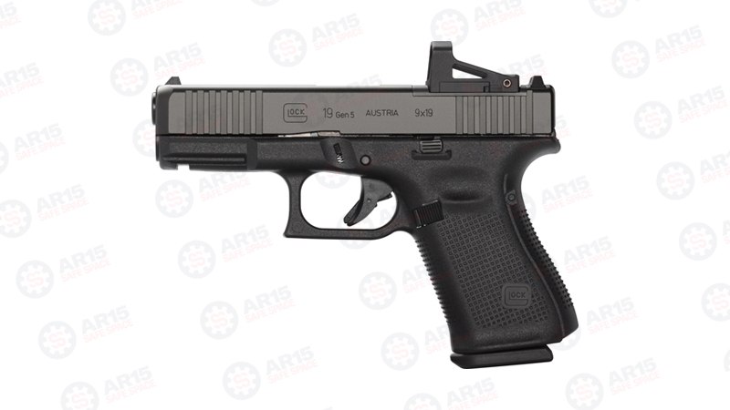 Glock 19 Gen 5 MOS Handgun 9mm Luger 10/rd Magazines (3) 4.02" Barrel ...